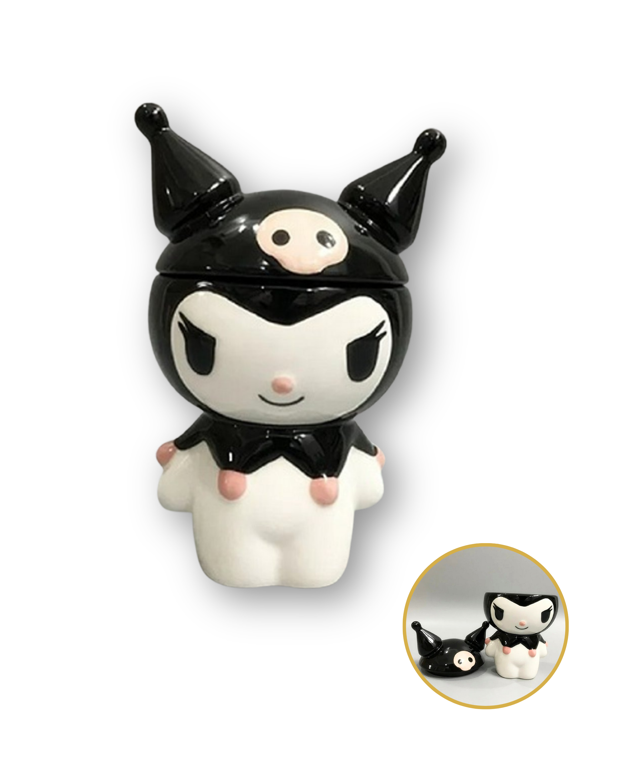 Kuromi Seramik Kupa – Rat Craft